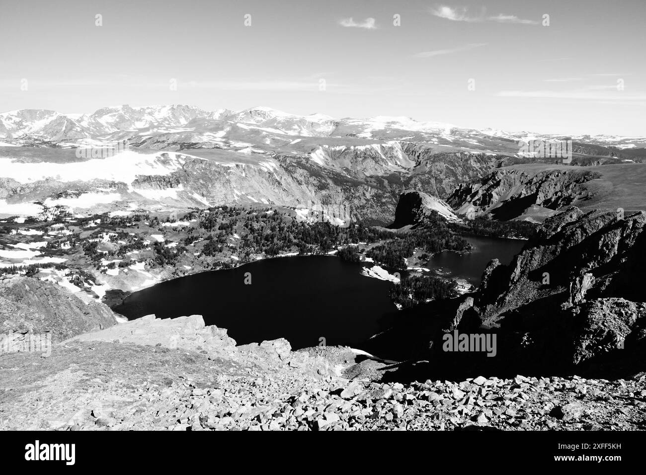 Twin lakes yellowstone national park hi-res stock photography and ...