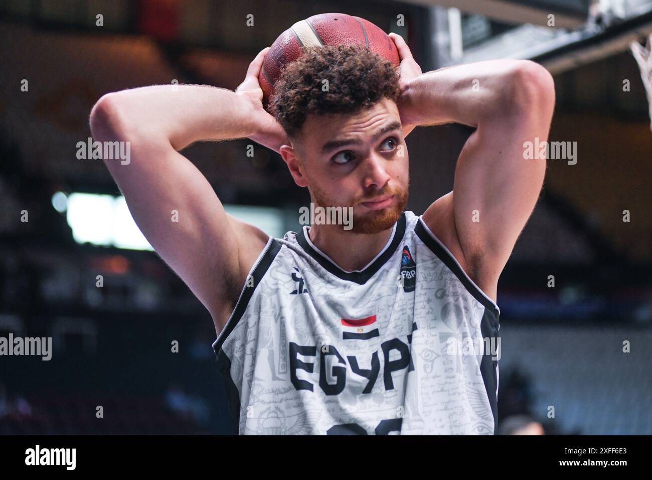 Omar El-Sheikh (Egypt). FIBA Olympic Qualifying Tournament. Piraeus ...