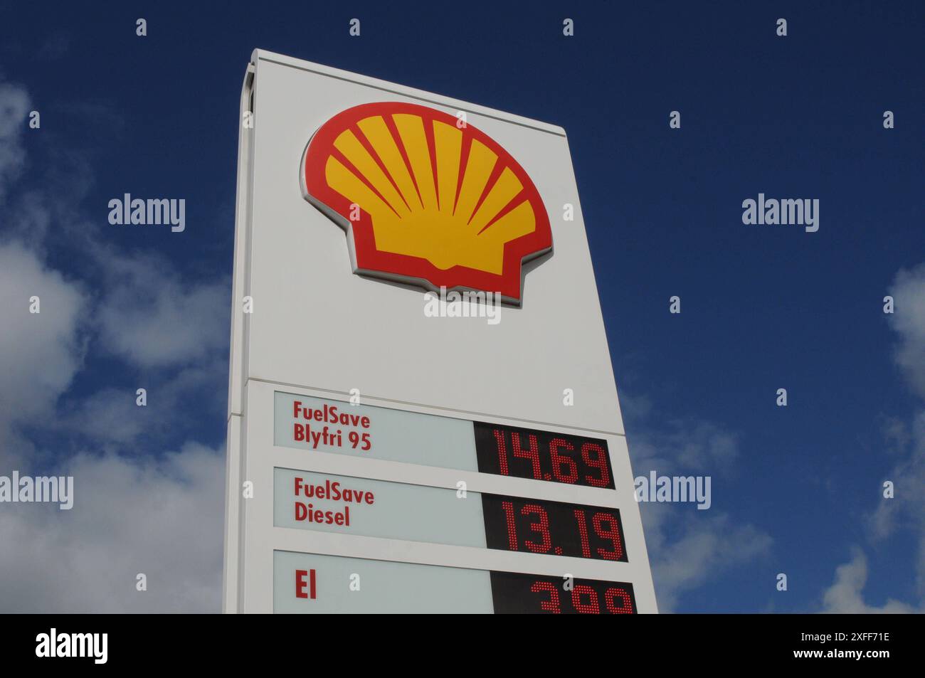 Copenhagen/ Denmark/09 JUNE 2024/Shell gasoline station in kastrup ...