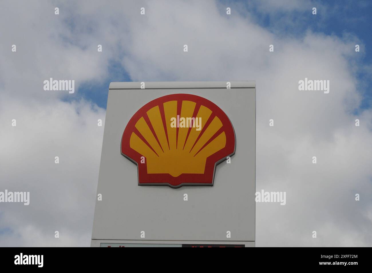 Copenhagen/ Denmark/09 JUNE 2024/Shell gasoline station in kastrup ...