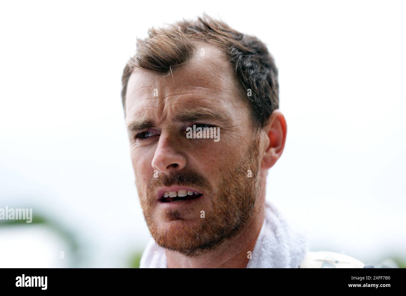 Jamie Murray on day three of the 2024 Wimbledon Championships at the ...