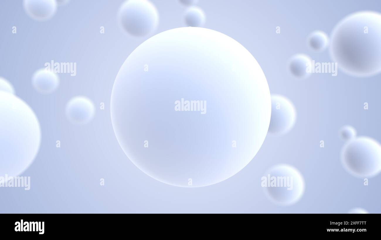 Abstract Floating Sphere with Copy Space Stock Photo - Alamy