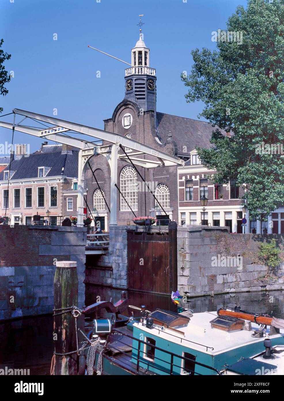 The old port of Delfshaven in Rotterdam,Holland. The historical port of ...