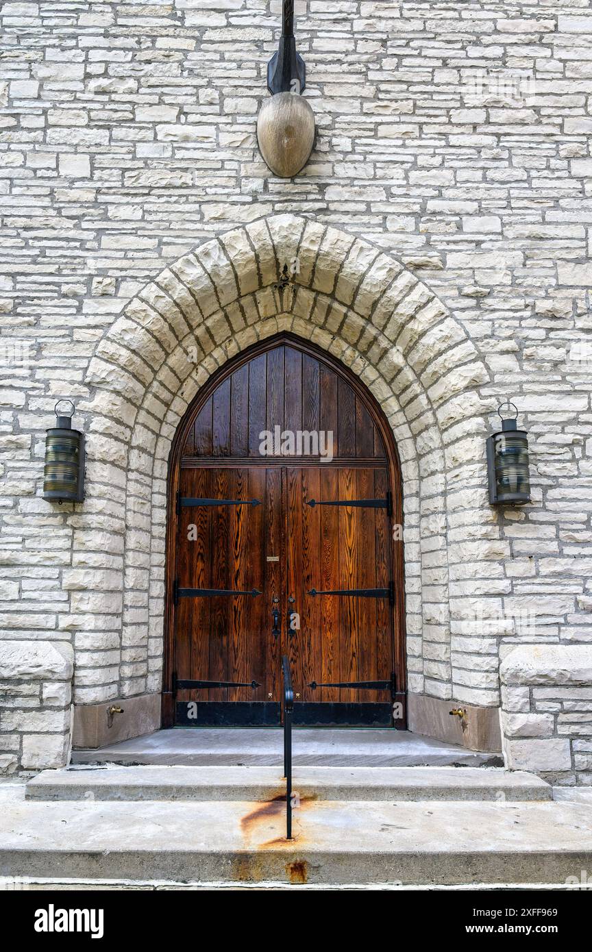 Mariners' Church Exterior Architecture, Detroit, USA Stock Photo - Alamy
