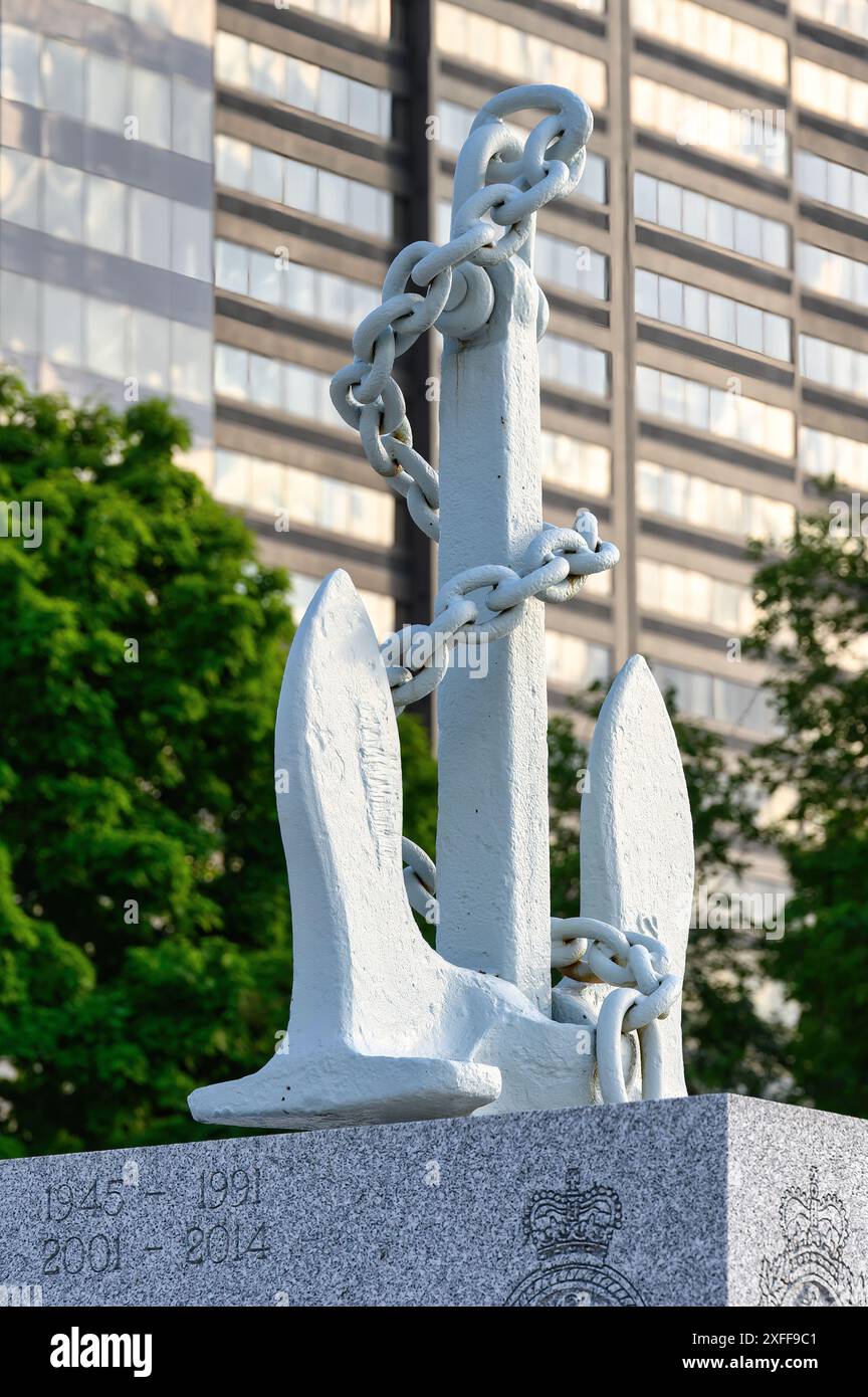 The Naval Monument (part of) in Windsor, Canada Stock Photo - Alamy