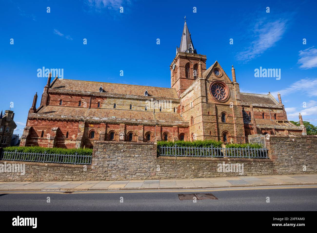 St Magnus Cathedral, Kirkwall, Orkney Islands, North Scotland Stock ...