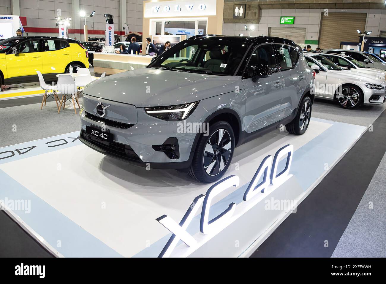 Bangkok, Thailand. 03rd July, 2024. A Volvo XC 40 car seen displayed ...
