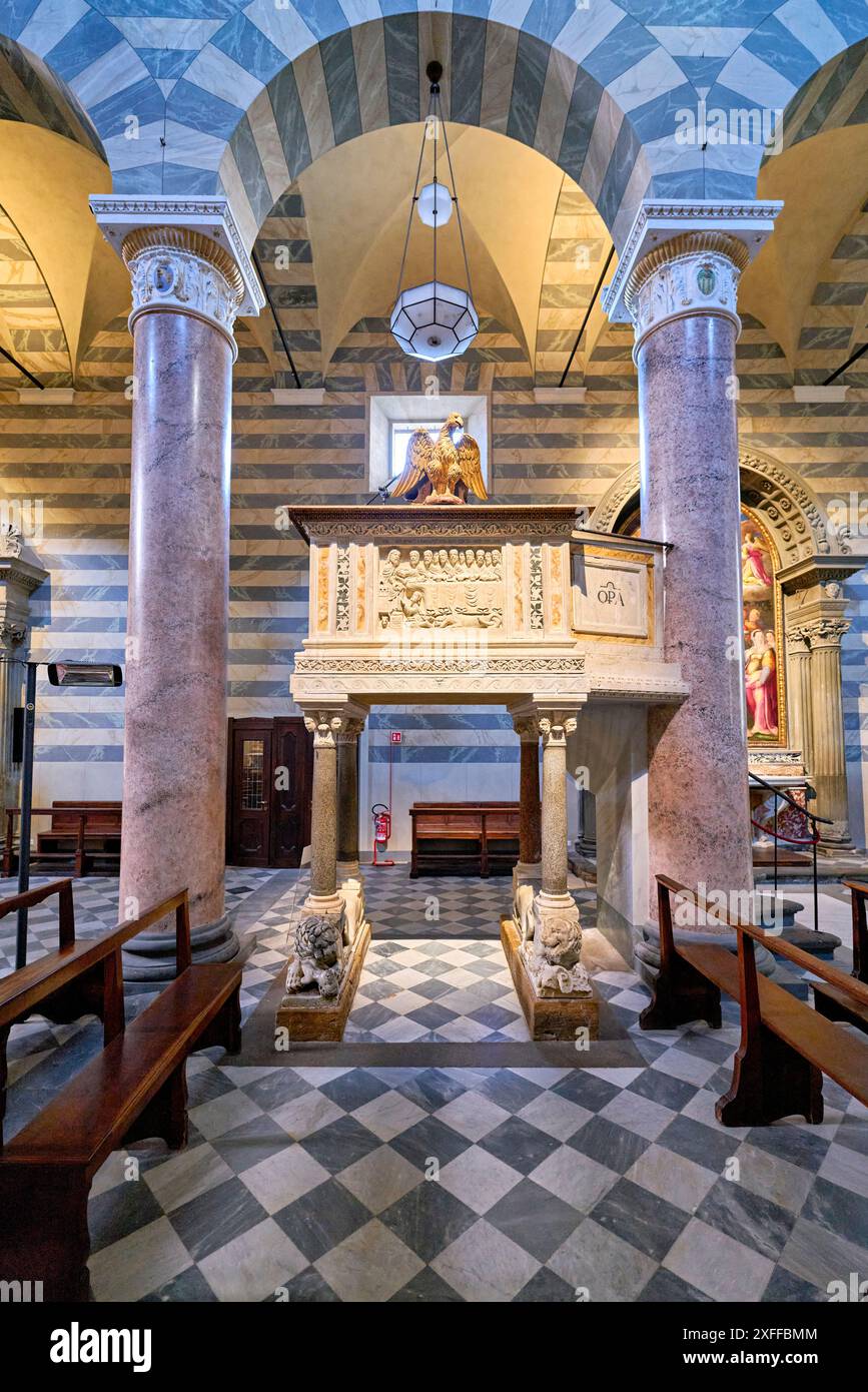 Volterra Tuscany Italy. The Cathedral (Duomo di Volterra Stock Photo ...