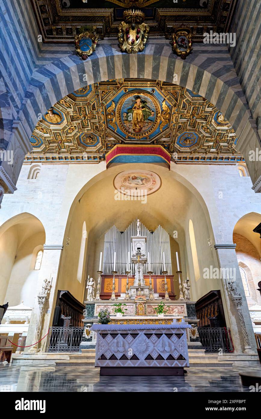 Volterra Tuscany Italy. The Cathedral (Duomo di Volterra Stock Photo ...