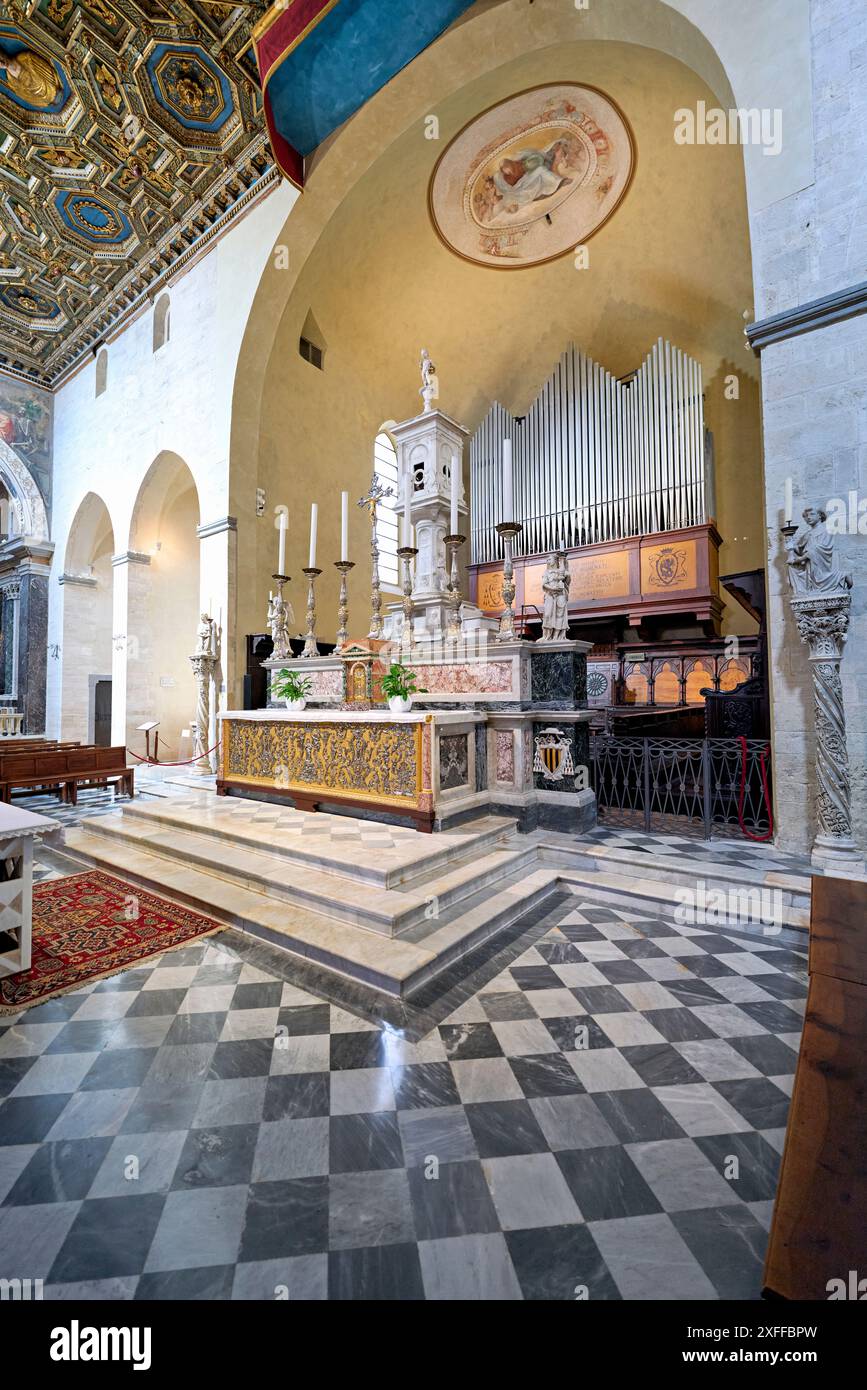 Volterra Tuscany Italy. The Cathedral (Duomo di Volterra Stock Photo ...