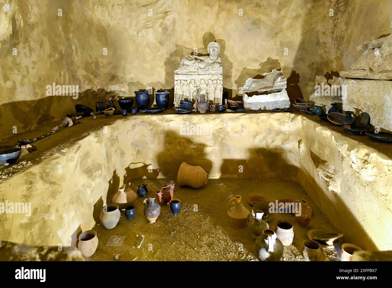 Volterra etruscan tomb hi-res stock photography and images - Alamy
