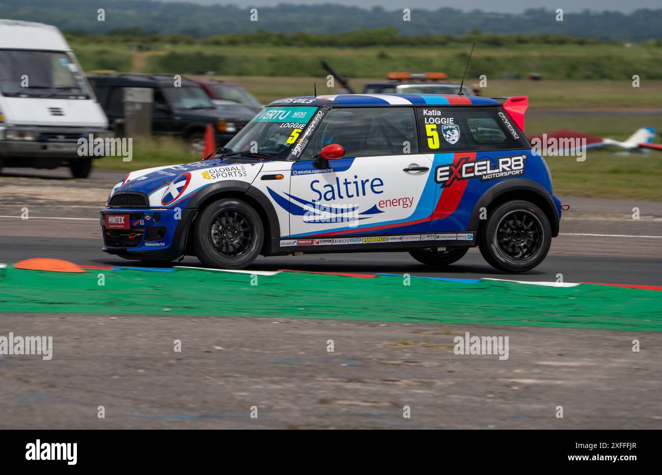 Andover, Hampshire - June 7th 2024: Vertu Motors Mini Challenger Friday Free Practice Katia ...