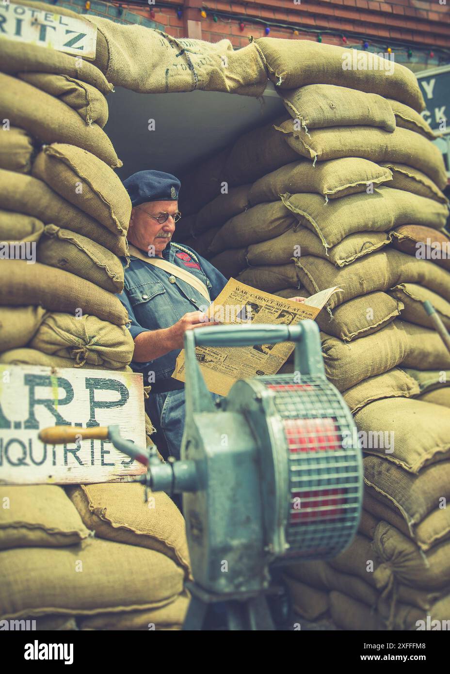 Inside air raid shelter hi-res stock photography and images - Alamy