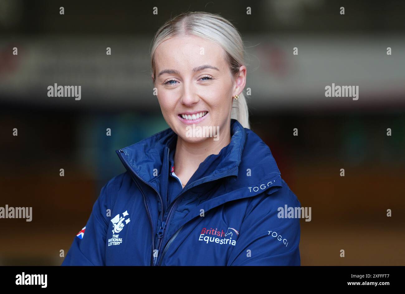Yasmin Ingham during the Team GB Paris 2024 Eventing team announcement ...