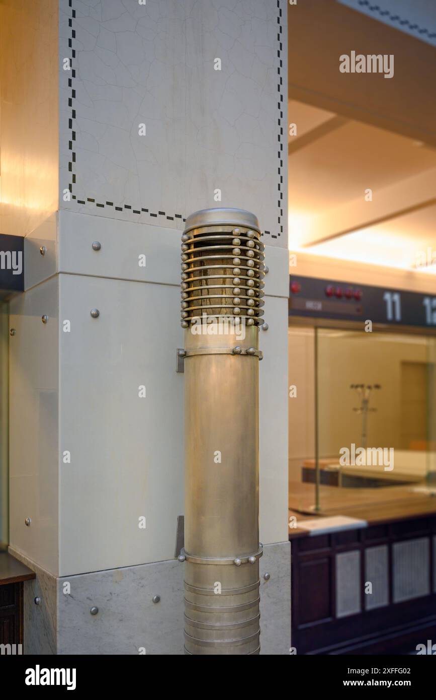 Vienna, Austria - Post Office Savings Bank by Otto Wagner Stock Photo ...