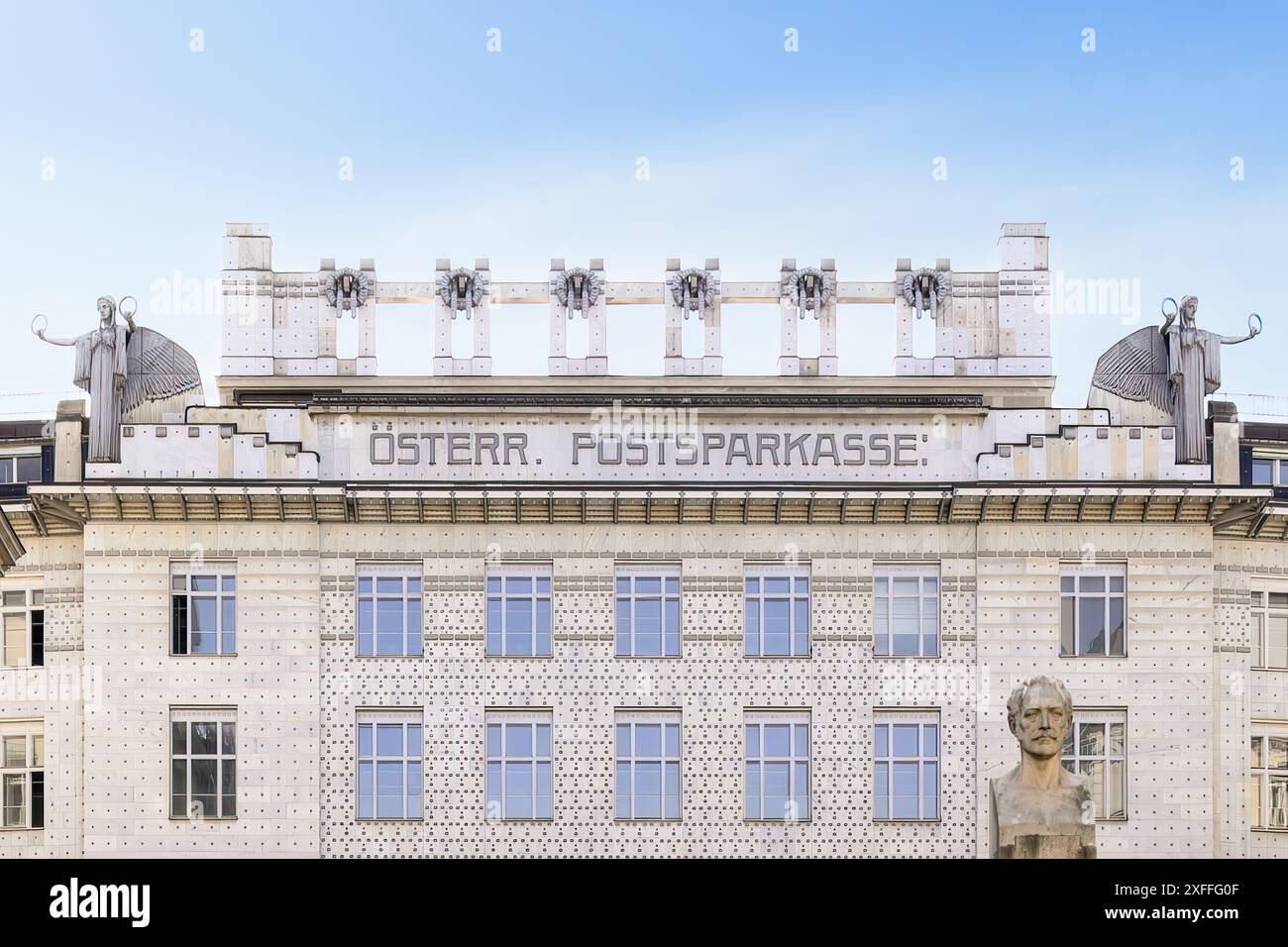 Vienna, Austria - Post Office Savings Bank by Otto Wagner Stock Photo ...