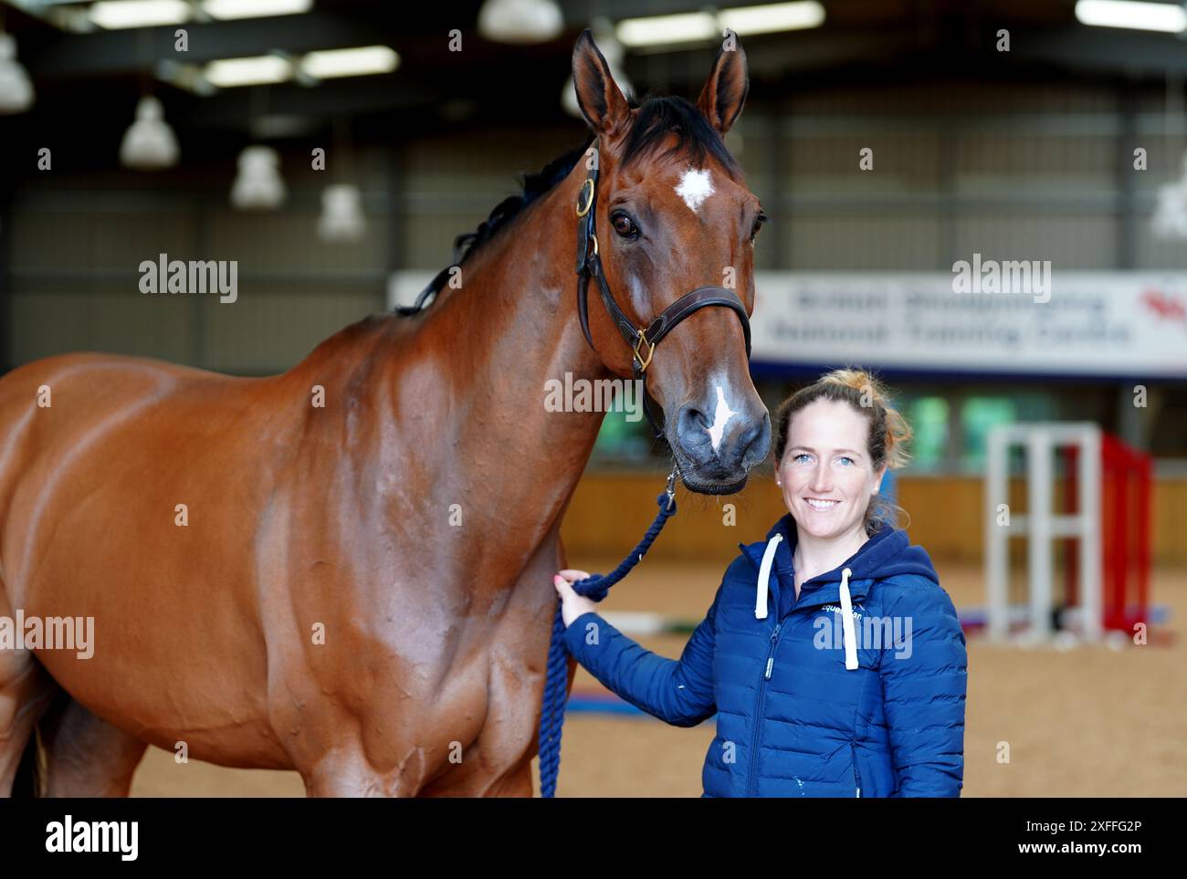 Laura Collett with London 52 during the Team GB Paris 2024 Eventing ...