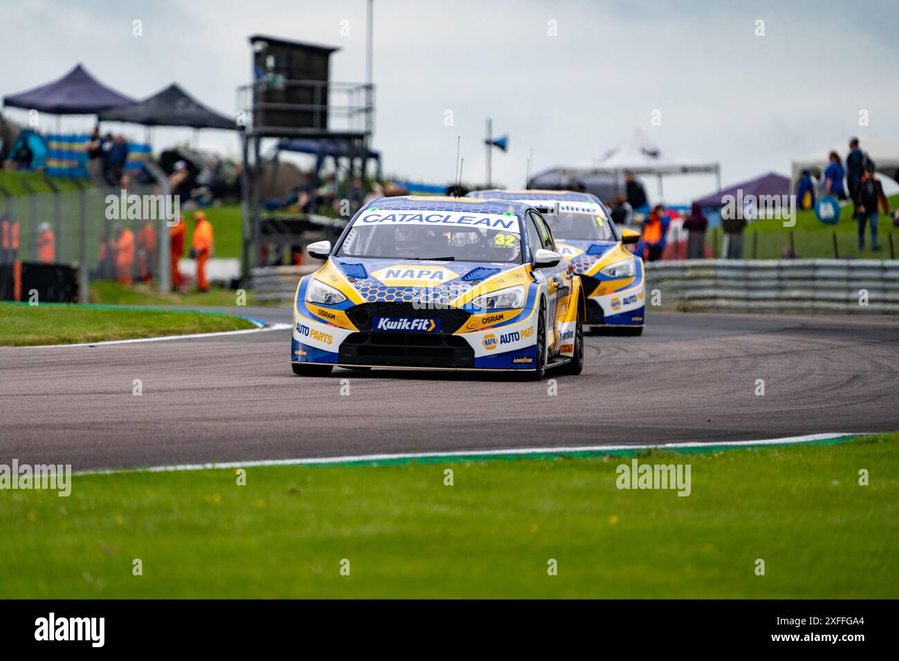 Andover, Hampshire - June 7th 2024: British Touring Car Championship Thruxton FP1 Dan Rowbottom ...