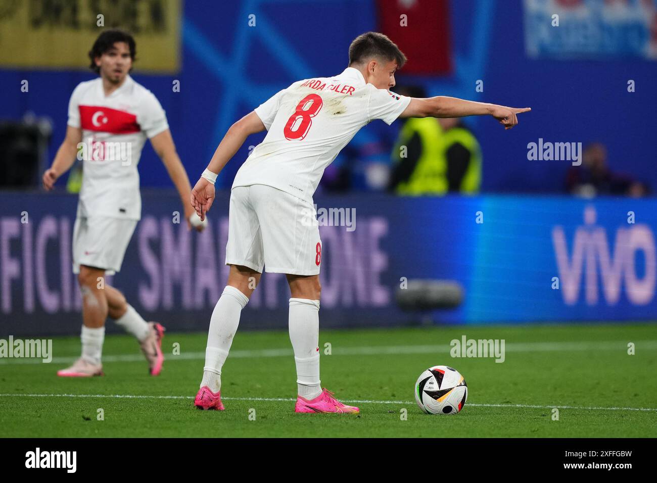 Arda Guler of Turkiye during the UEFA Euro 2024 match between Austria ...