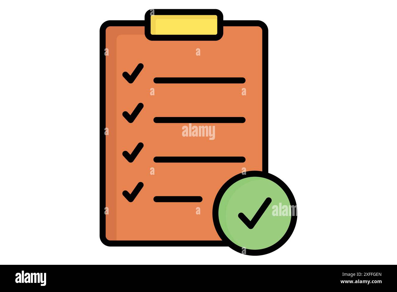 Meal plan icon. menu list with check marks. icon related to monitor ...