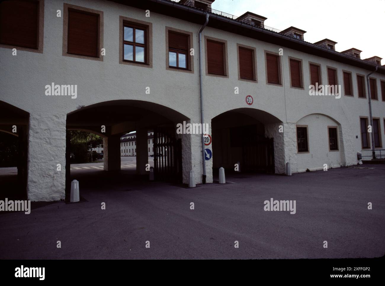 Bad Toelz, Germany. 6/1990. Flint Kaserne. The Schutzstaffel (SS). Bad ...