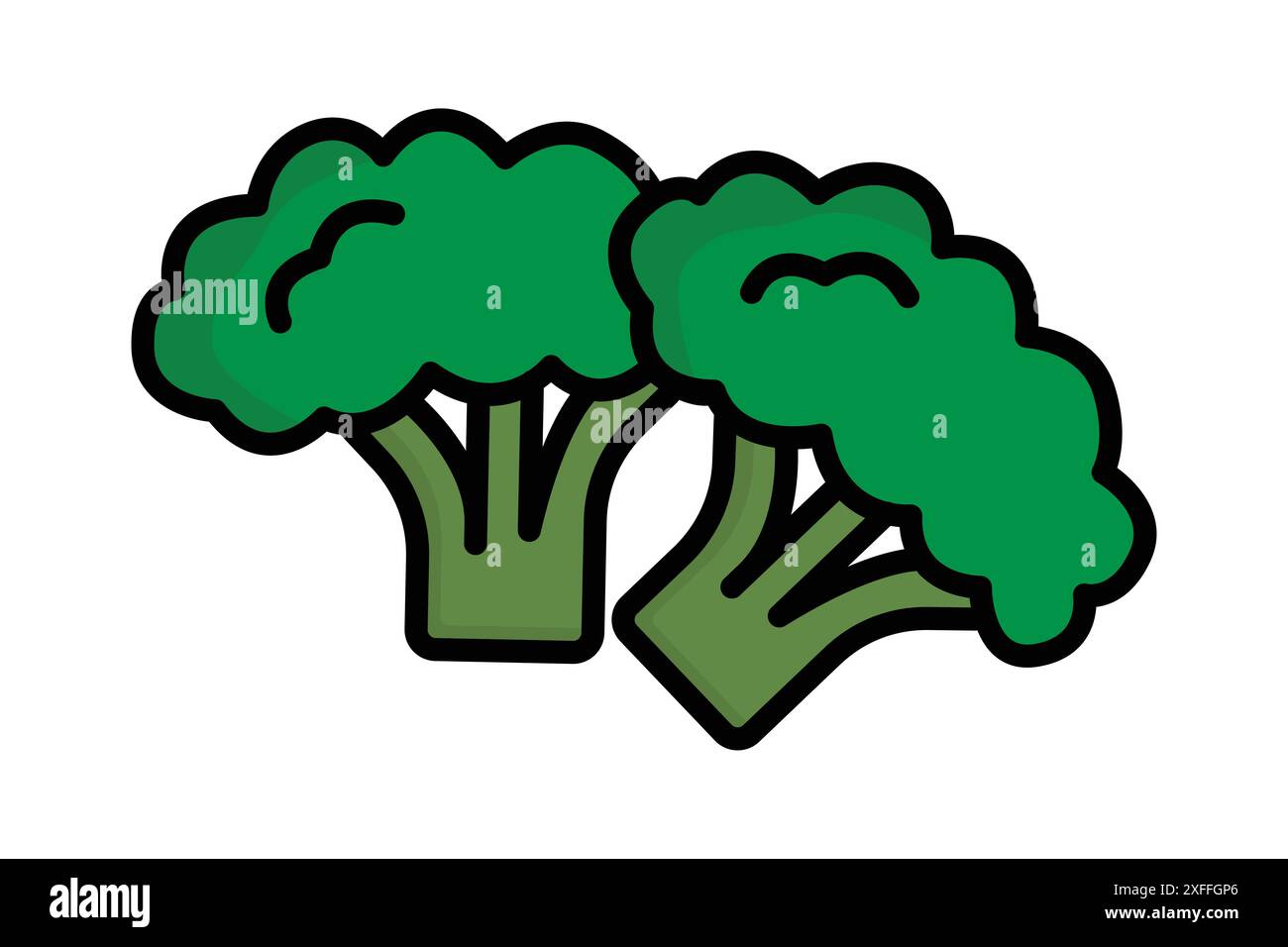 Broccoli icon. icon related to vegetables, healthy eating or vegetarian ...