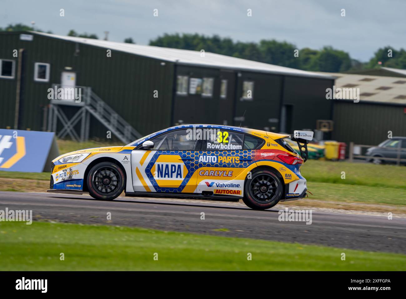 Andover, Hampshire - June 7th 2024: British Touring Car Championship Thruxton FP1 Dan Rowbottom ...