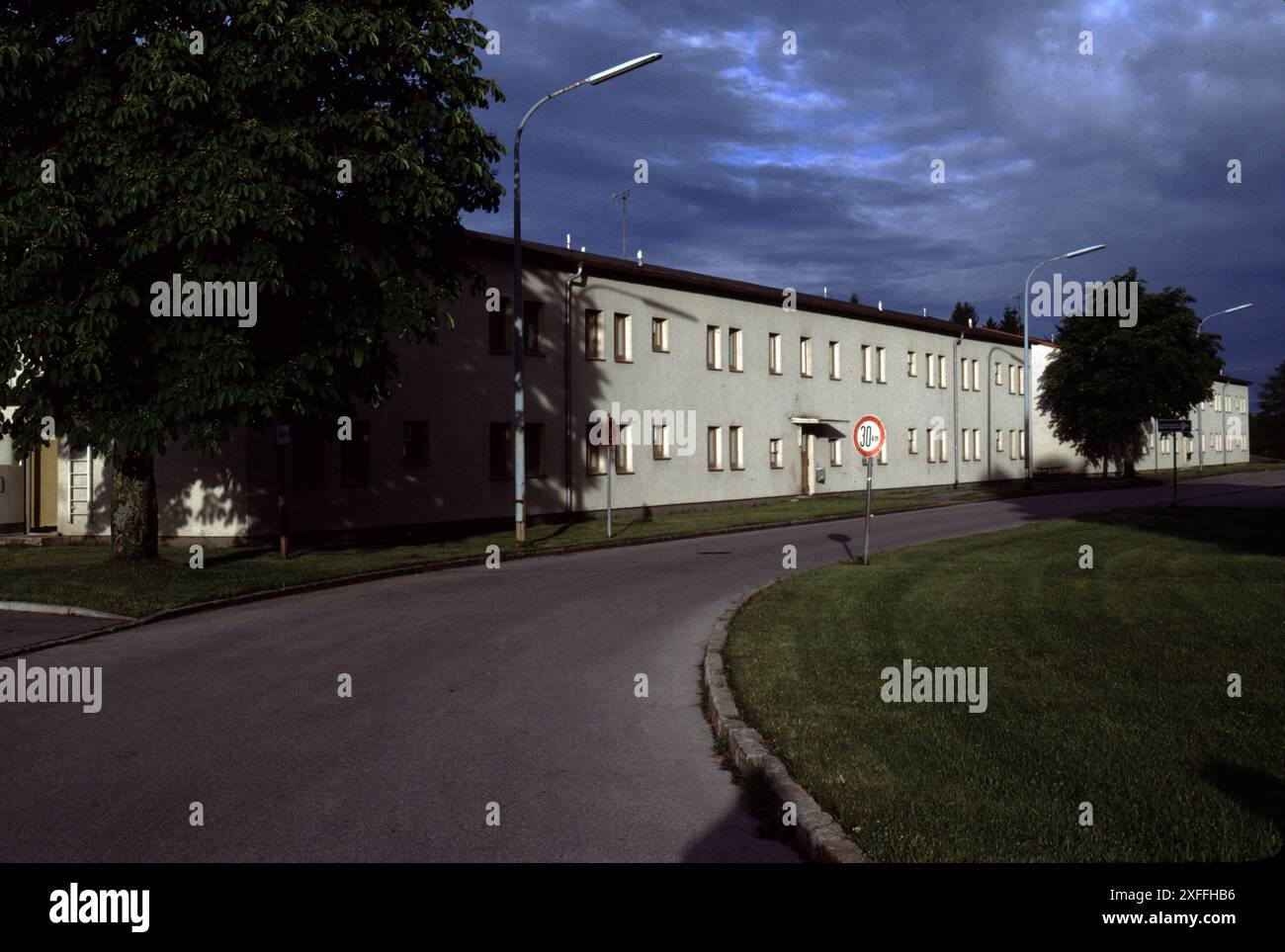 Bad Toelz, Germany. 6/1990. Flint Kaserne. The Schutzstaffel (SS). Bad ...
