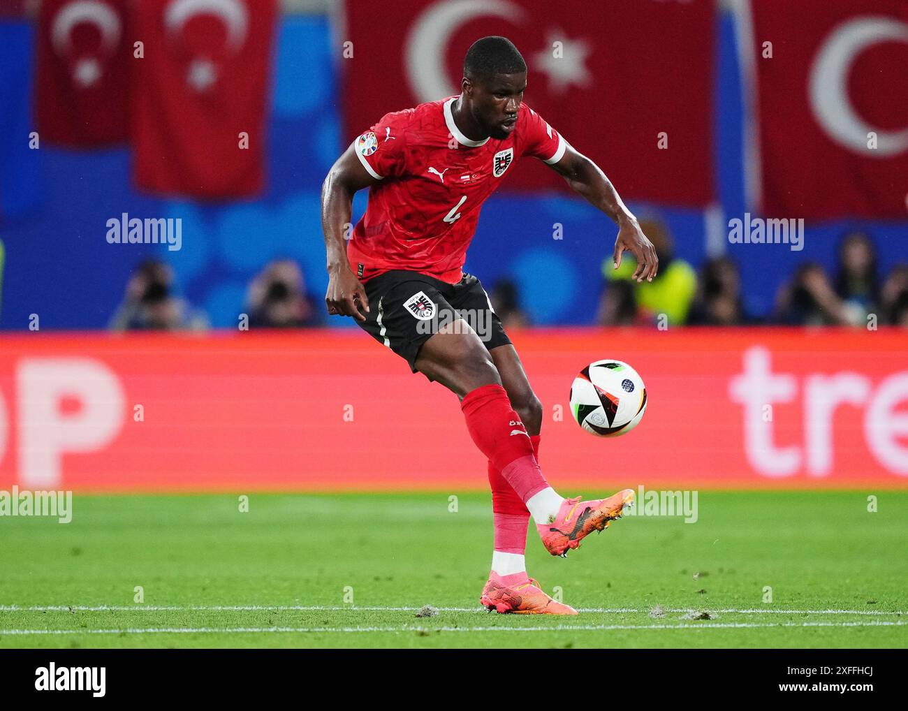 Kevin Danso of Austria during the UEFA Euro 2024 match between Austria ...