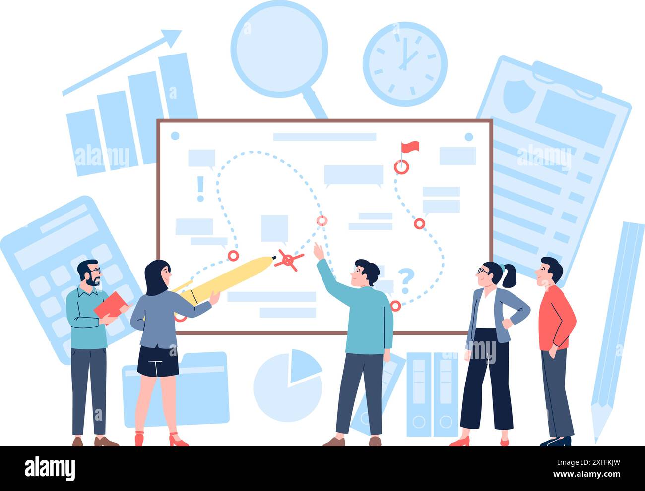 Mistakes at project Stock Vector Images - Alamy