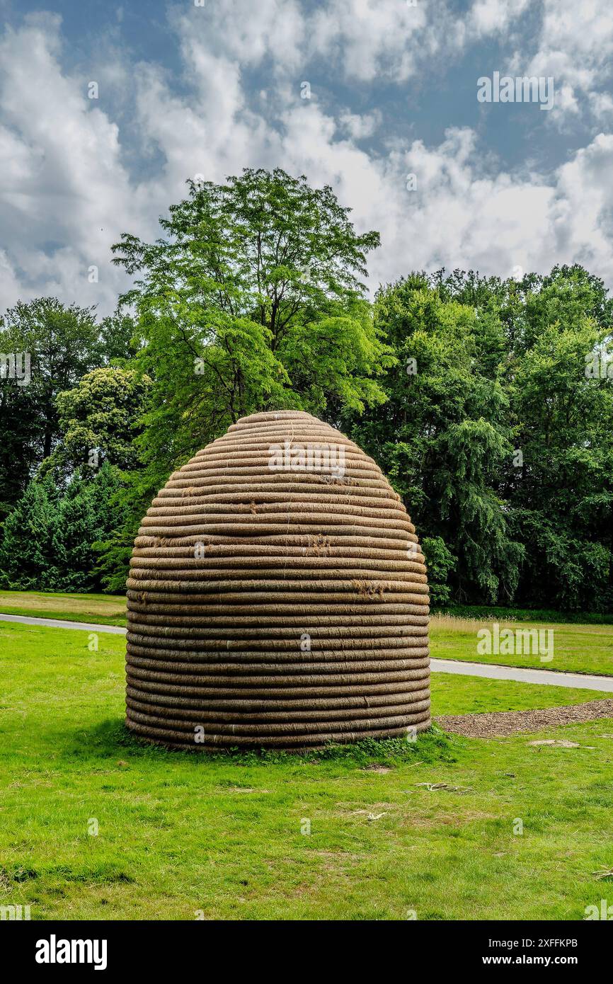 Meise, Belgium, June 29, 2024. Giant beehive in the Meise botanical ...
