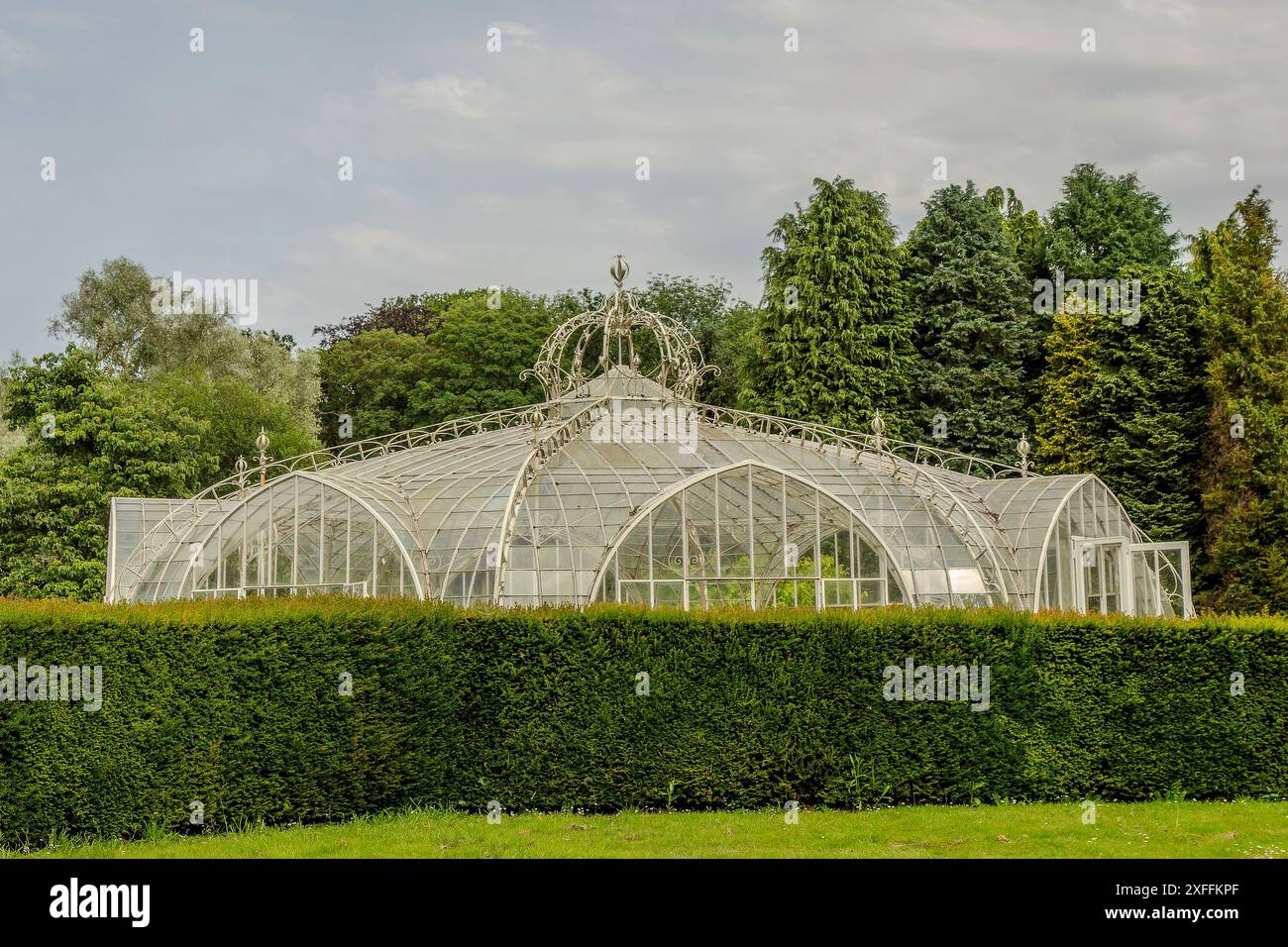 Meise, Belgium, June 29, 2024. The Balat greenhouse in the Meise ...