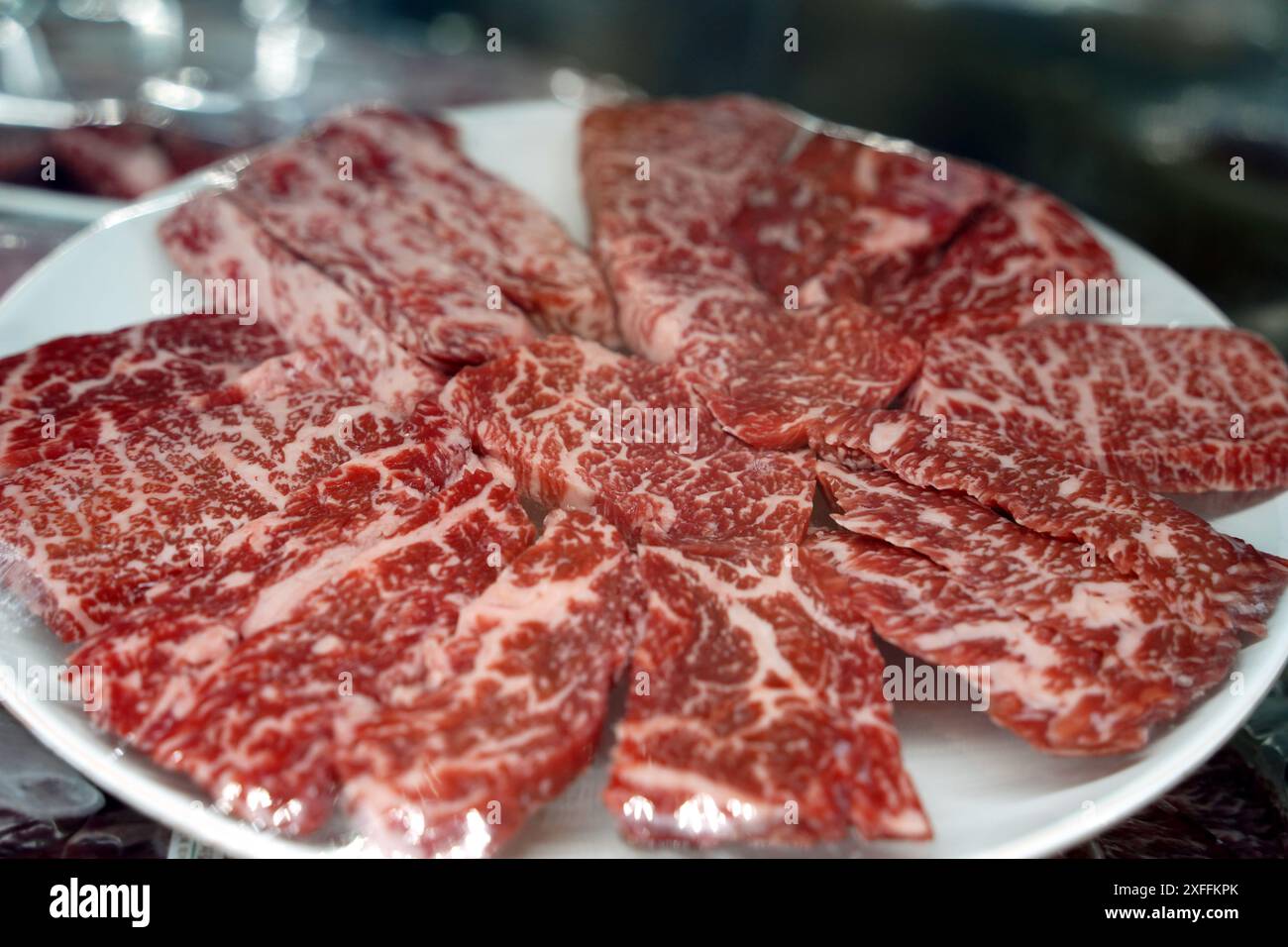 Beef steak plating hi-res stock photography and images - Alamy