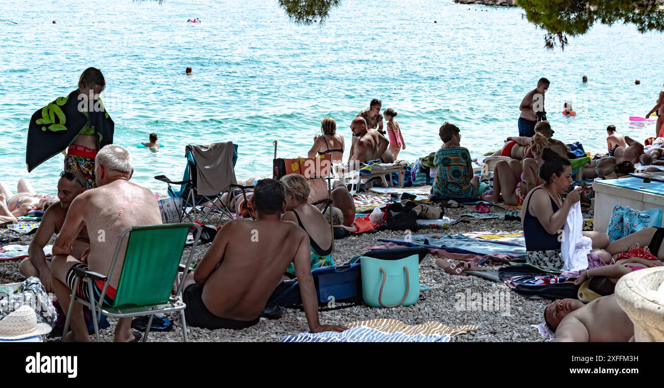 Croatia dalmatia beautiful woman outdoors hi-res stock photography and ...