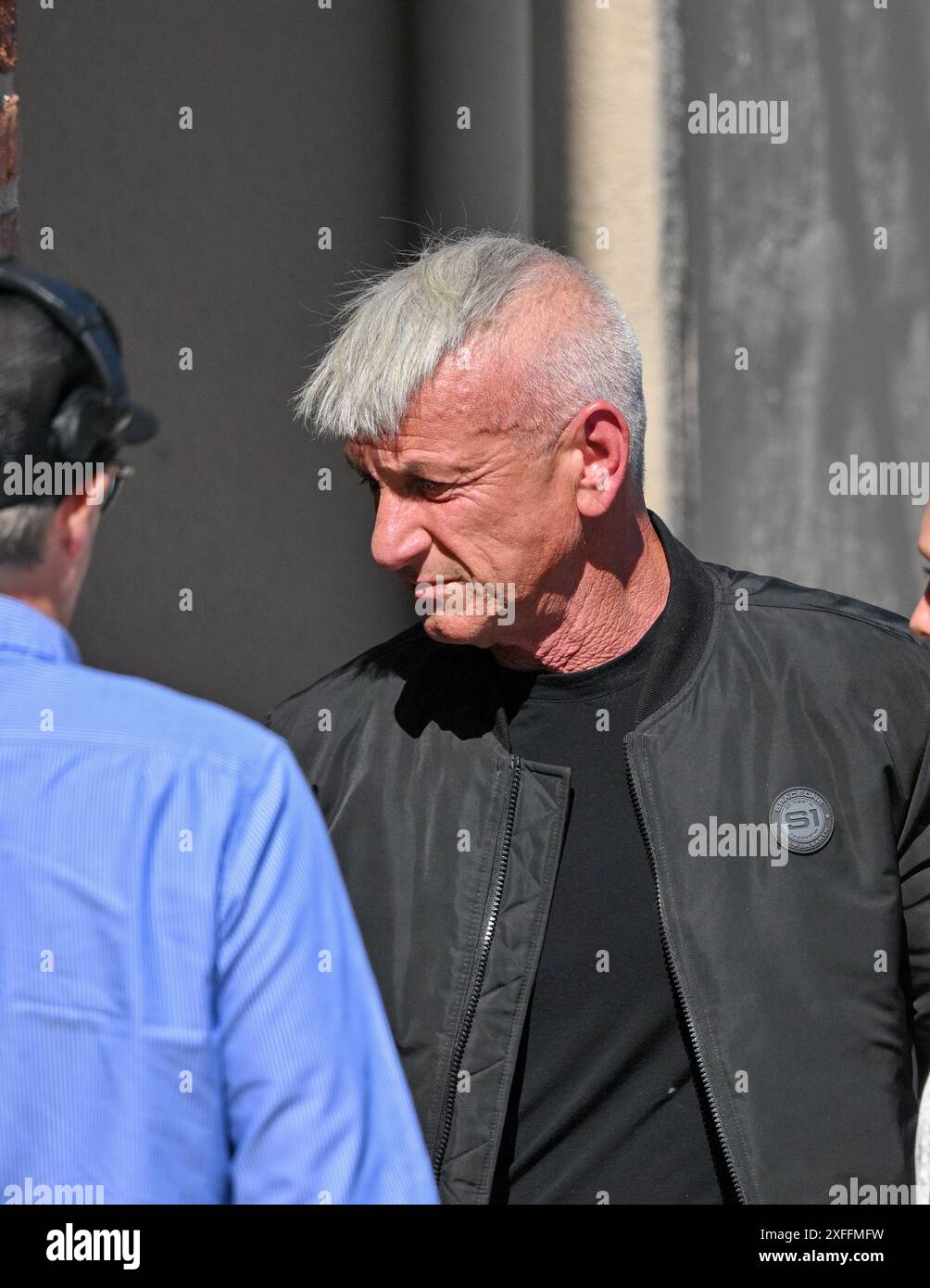 Sean Penn is seen at 'Jimmy Kimmel Live!'. Featuring: Sean Penn Where ...