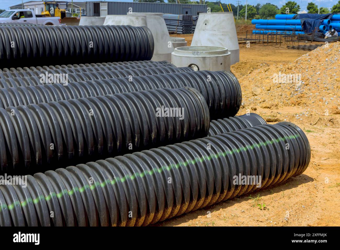 Providing flow of rainwater to main collection system by installing ...