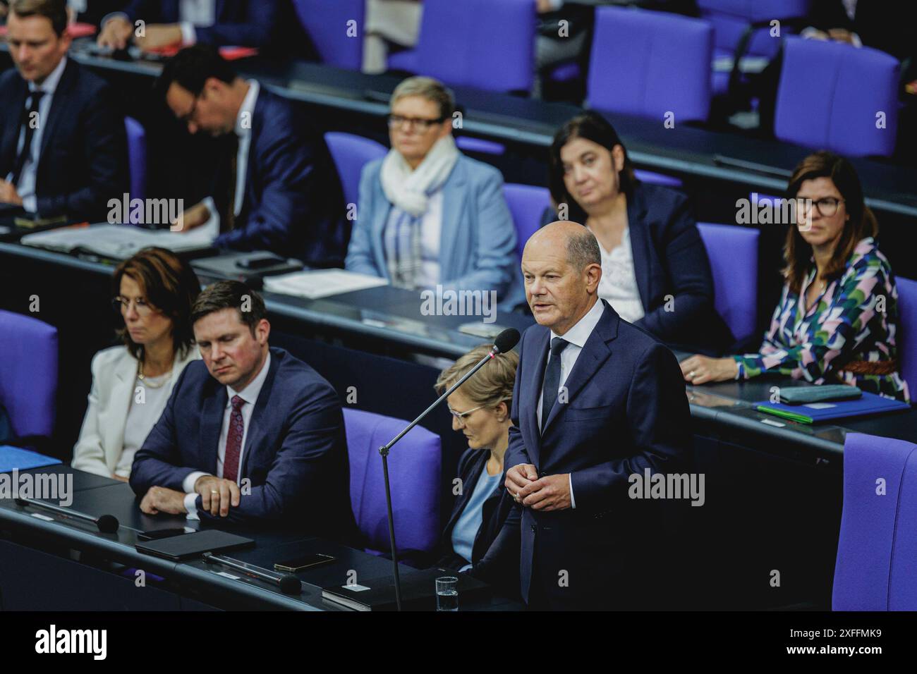 Berlin, Deutschland. 03rd July, 2024. Olaf Scholz (SPD), Federal ...