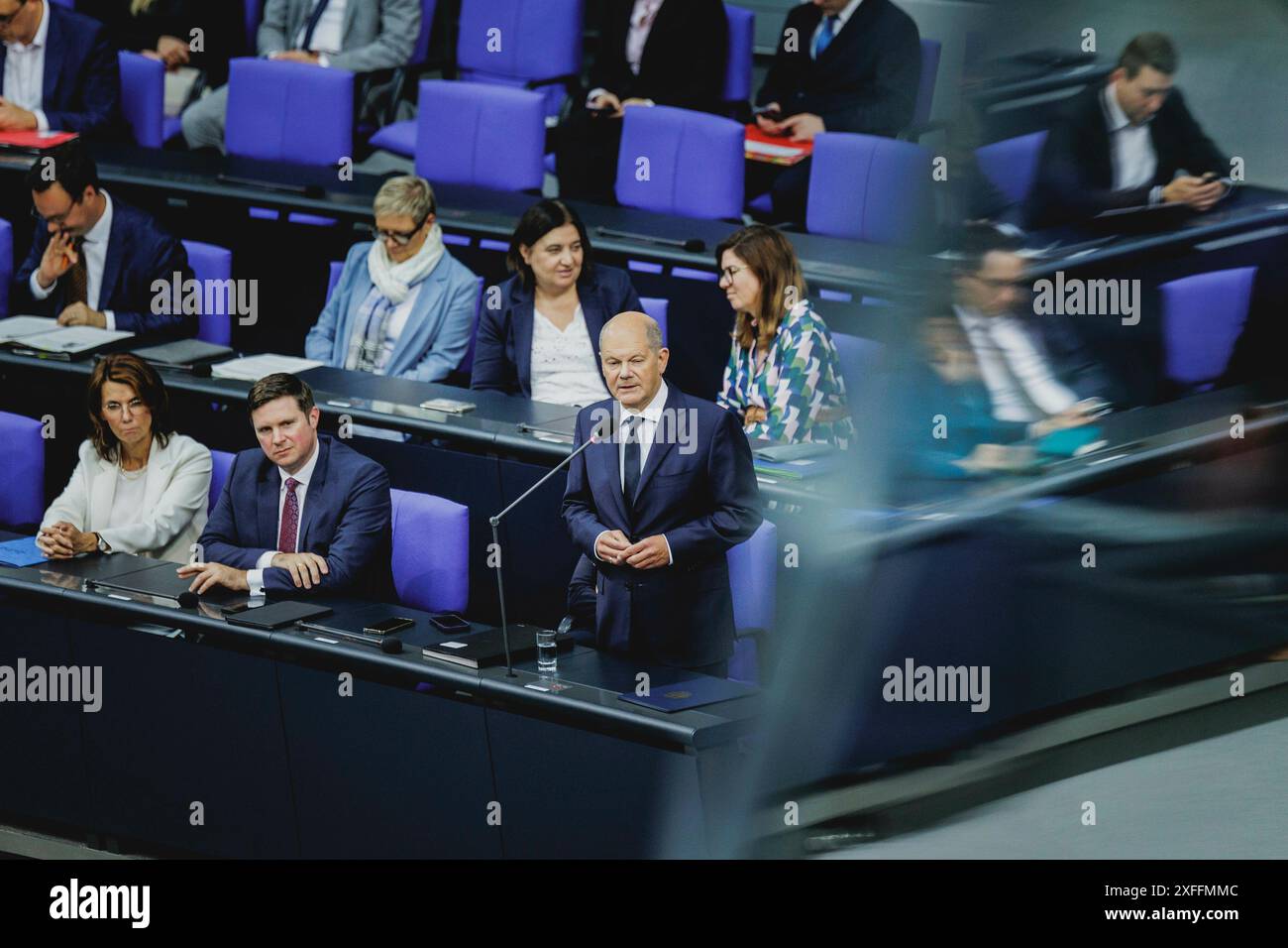 Berlin, Deutschland. 03rd July, 2024. Olaf Scholz (SPD), Federal ...