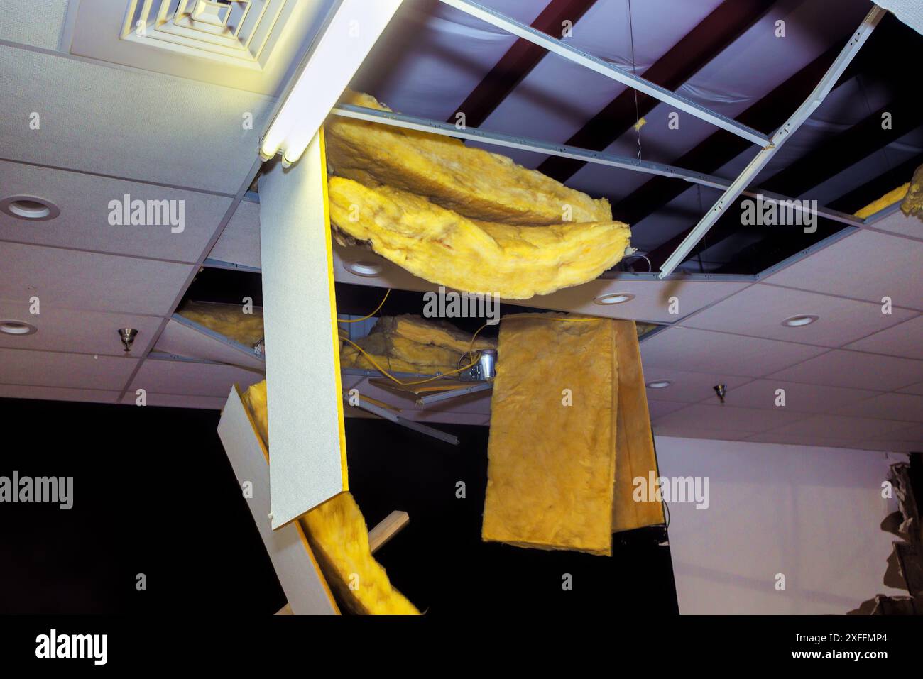 It is considered an act of demolition when damaged ceiling is ...