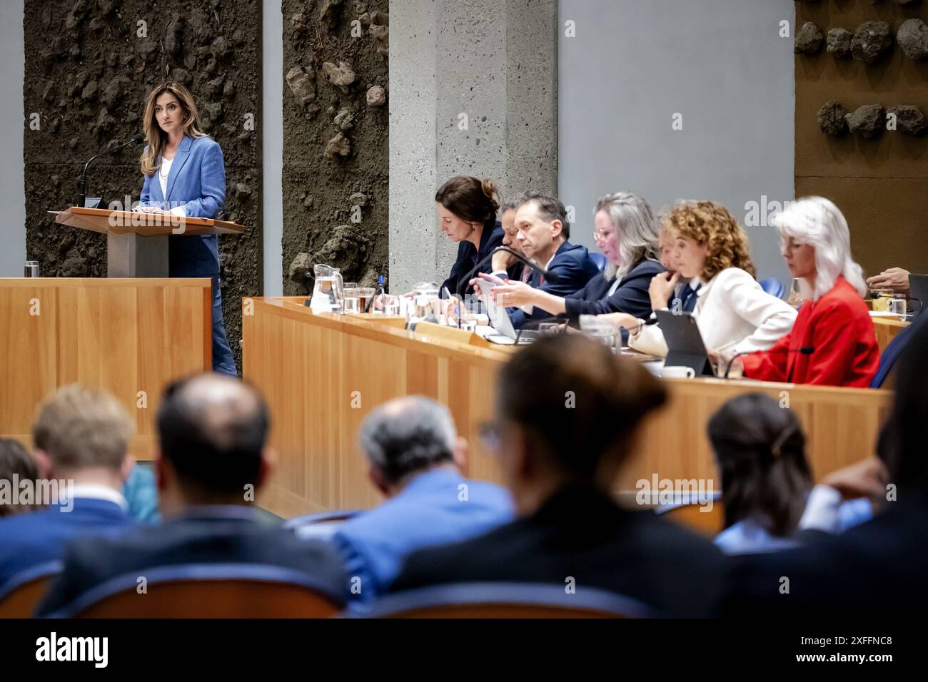 THE HAGUE - Dilan Yesilgoz (VVD) during the debate on the government ...