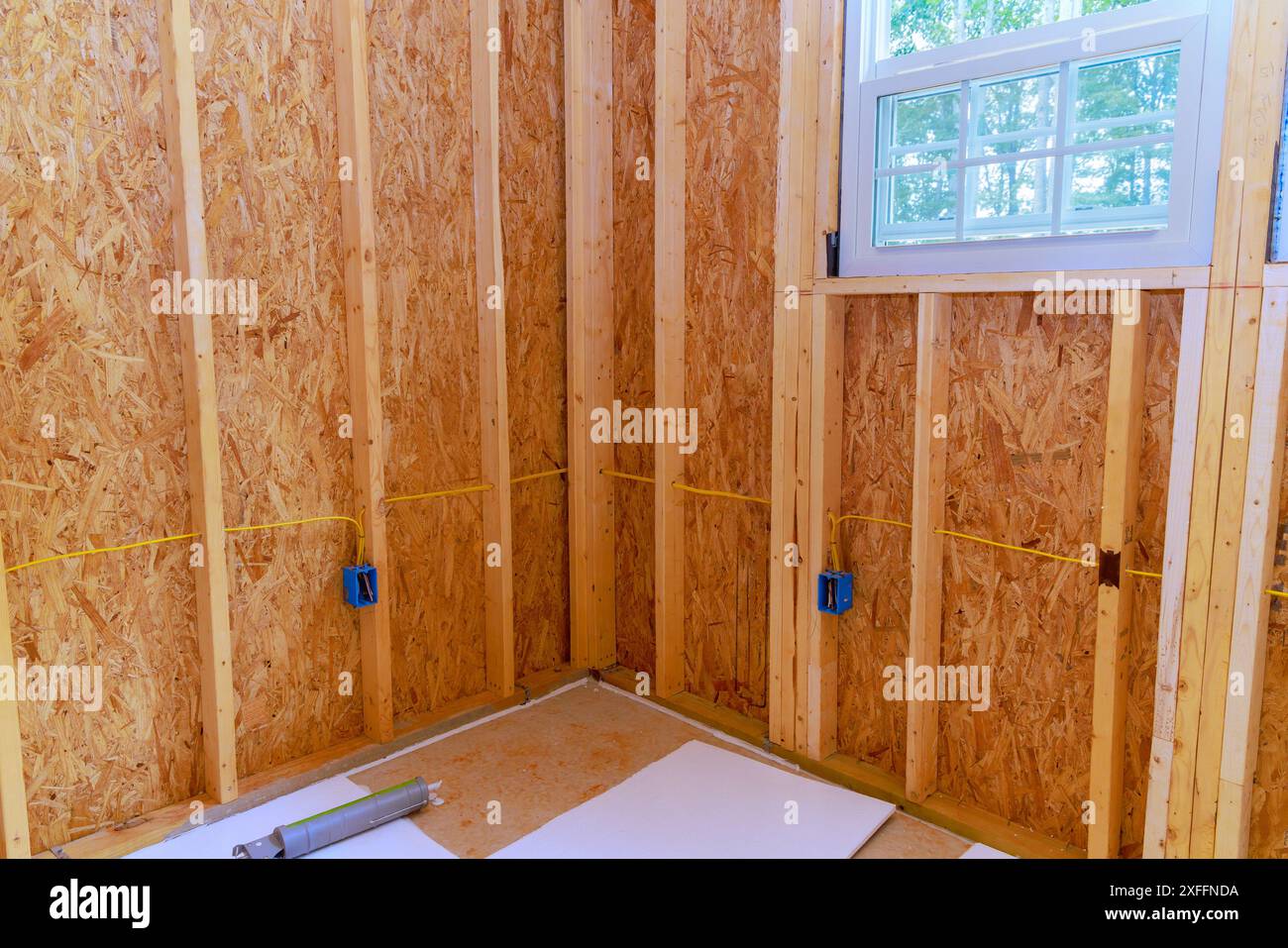 An expanded polystyrene insulation was installed in room for floor ...