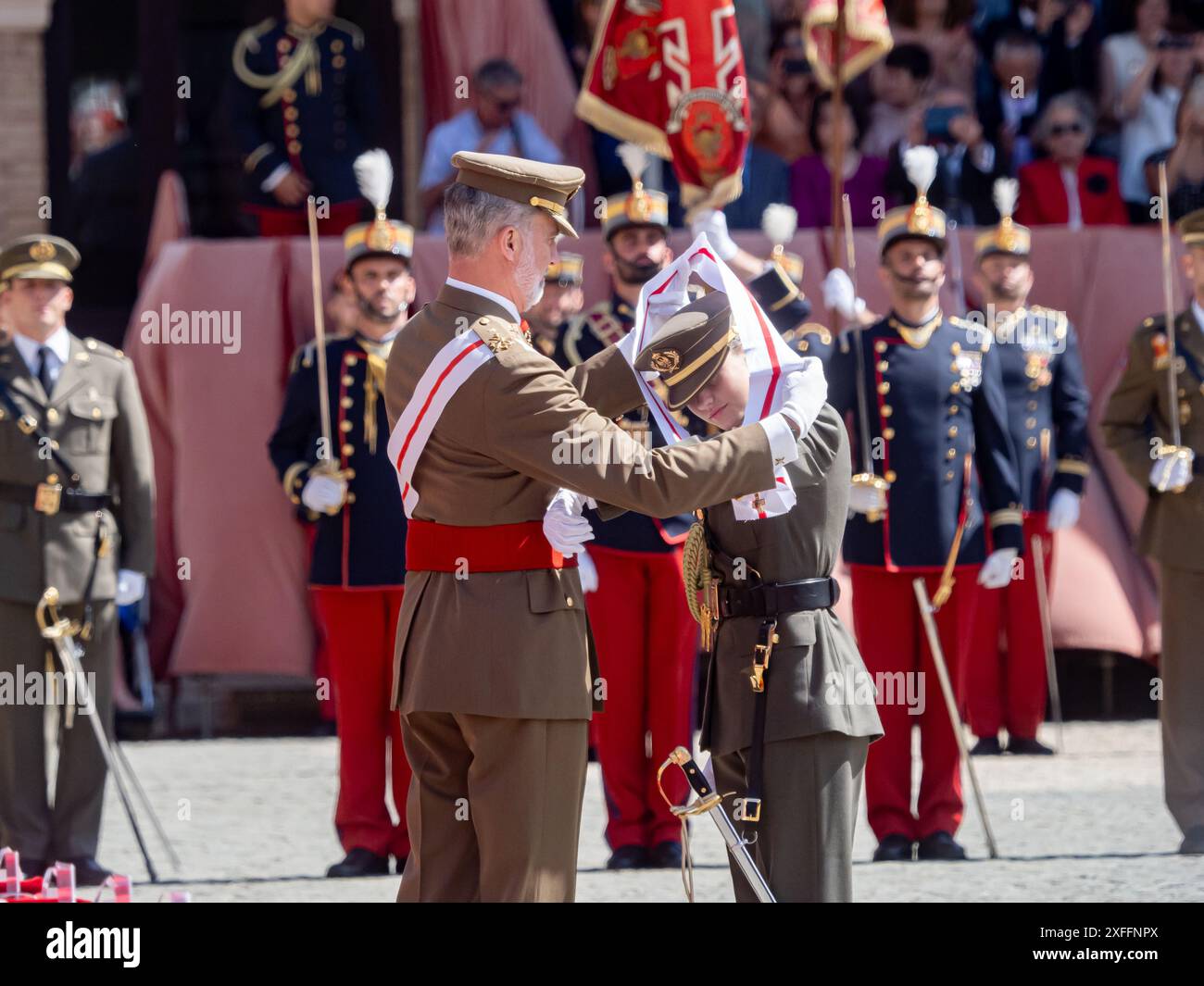 descripcióZaragoza, Spain. 03 july, 2024. Princess of Asturias Leonor ...