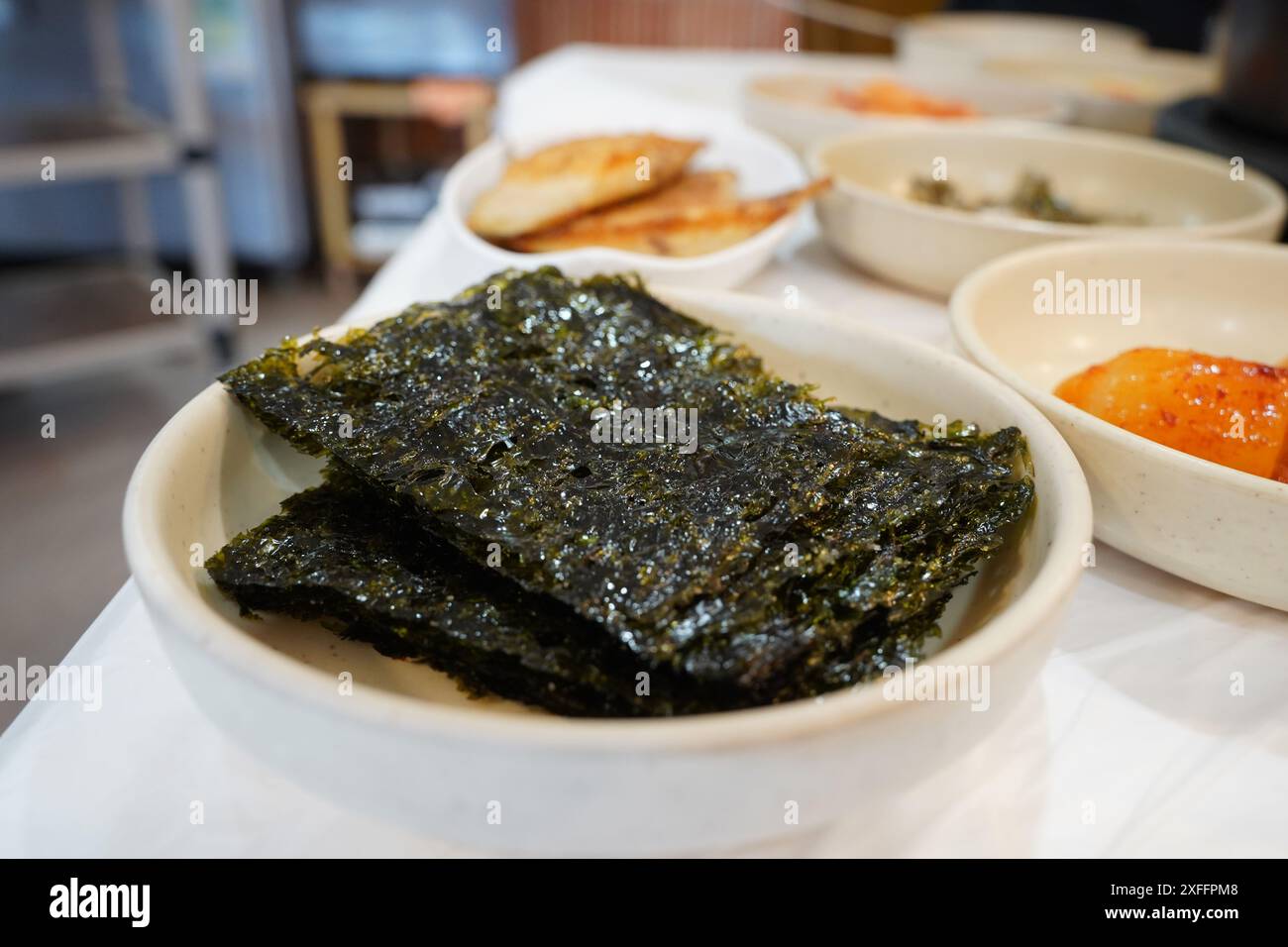 Laver is a traditional Korean food ingredient and is popular around the ...