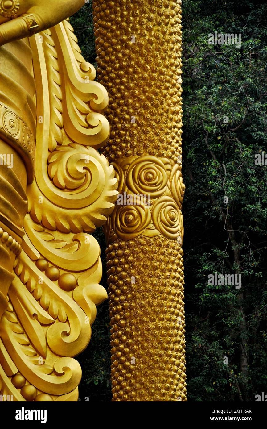 Partial view of the Murugan Statue at Batu Caves in Selangor, Malaysia ...