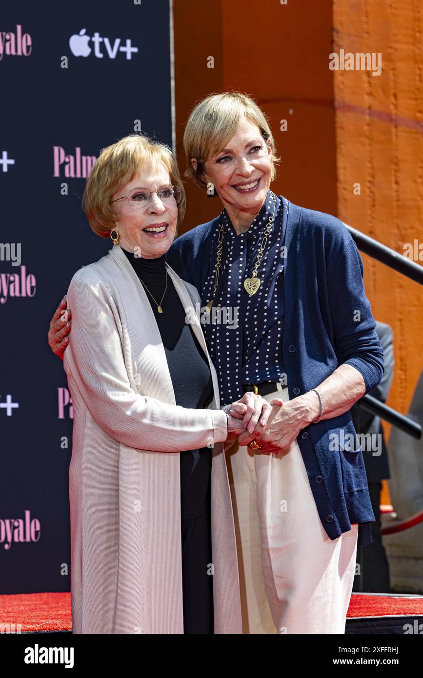 Carol Burnett's Hand And Footprint Ceremony at TCL Chinese Theatre ...