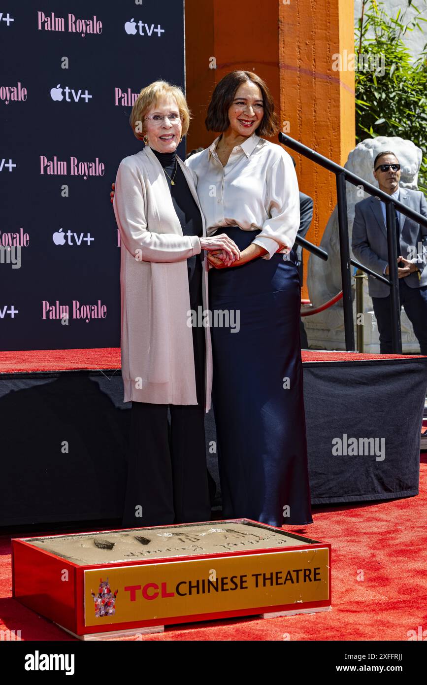 Carol Burnett's Hand And Footprint Ceremony at TCL Chinese Theatre ...