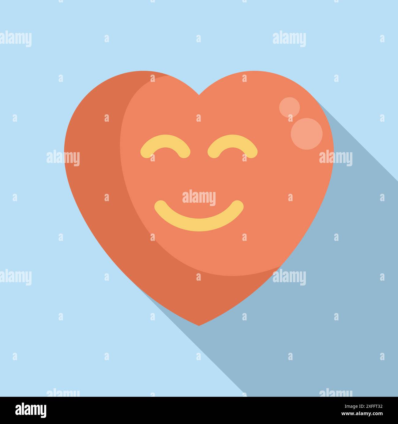 Cartoon emoji expressing happiness Stock Vector Images - Alamy