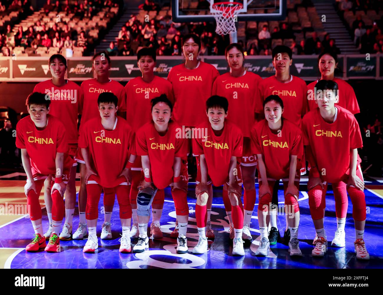 Melbourne, Australia. 3rd July, 2024. Team China pose for photos prior ...