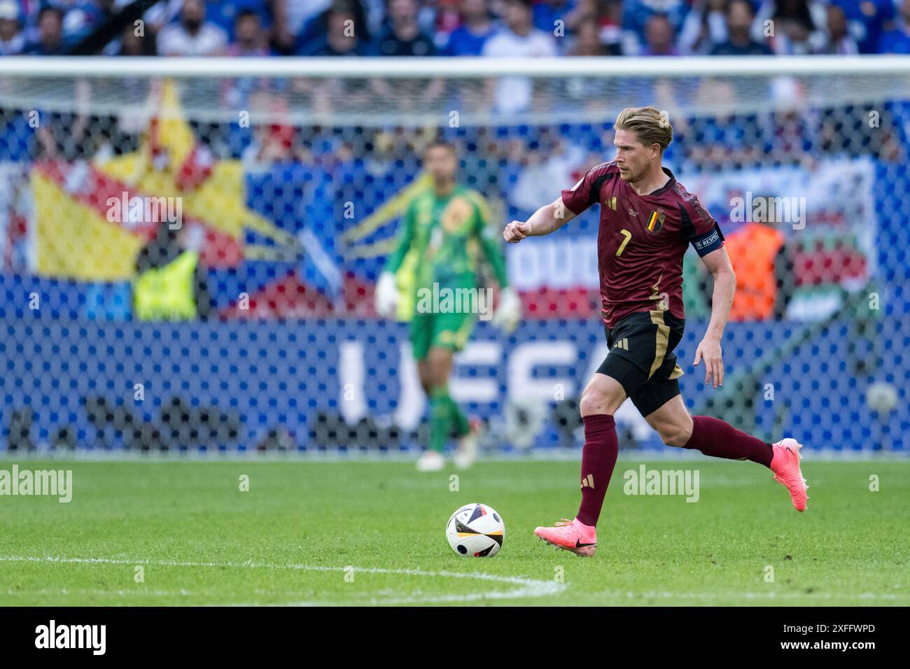 Kevin de Bruyne (Belgien, #07) am Ball, GER, France (FRA) vs Belgium ...