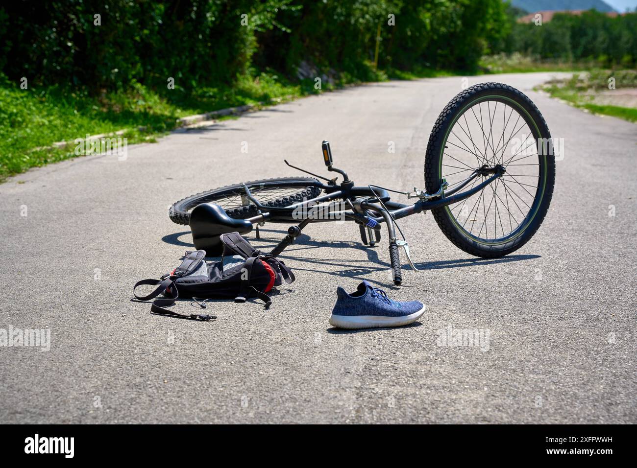 Torbole, Lake Garda, Italy - June 30, 2024: Symbolic image of a traffic ...